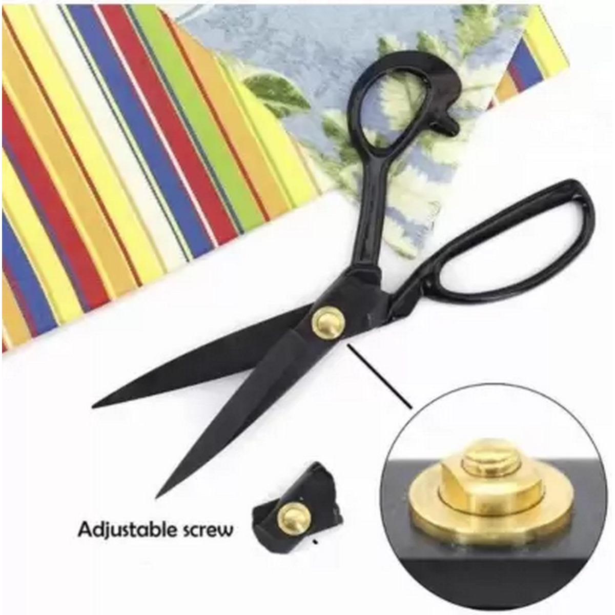 JUPITER A-300 Steel Scissors | 12 Inch | Black