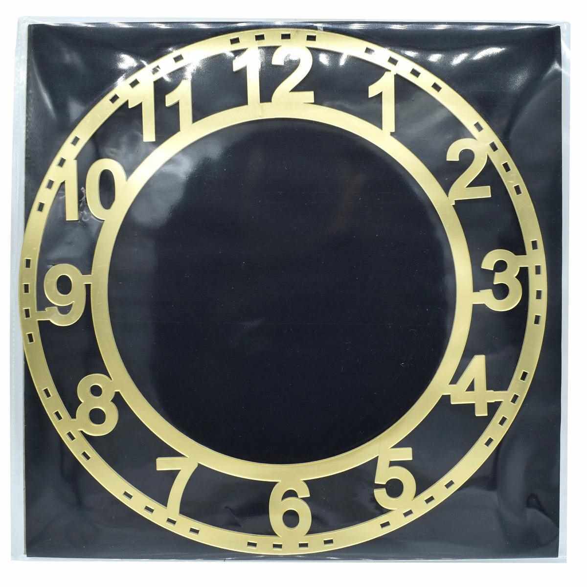 JAGS Acrylic Clock Dial (10 Inch) - Gold DIY Clock Making Accessories