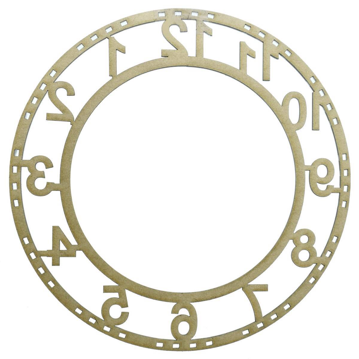 JAGS Acrylic Clock Dial (10 Inch) - Grey DIY Clock Making Accessories