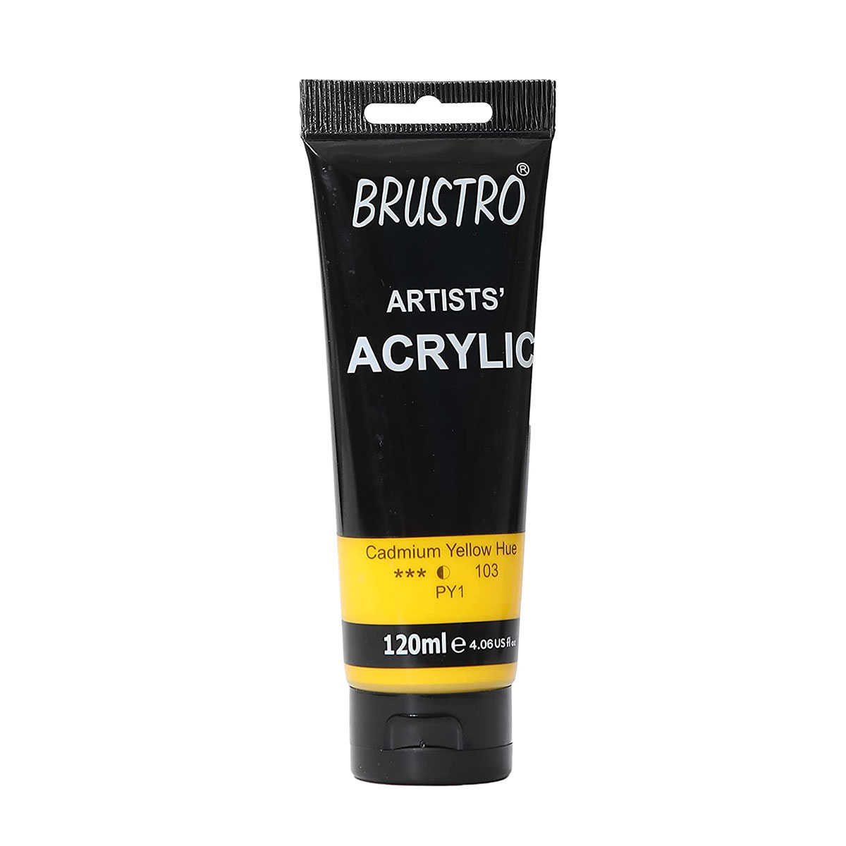 Brustro Acrylic Color Cadmium Yellow Deep Hue 104 | 120ml