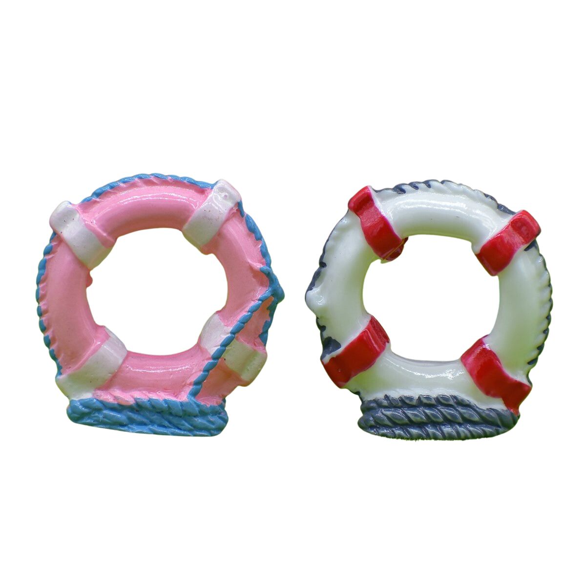 JAGS Miniature Colorful Boat Tyres | Pack of 2 | 3x0.5x3 cm | Garden ...