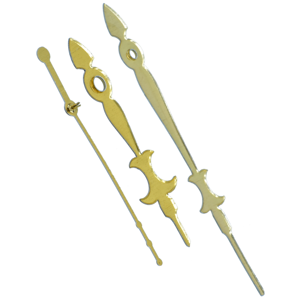 JAGS Clock Hands | 4.5 Inch | Gold Hour, Minutes & Seconds Hand Set ...