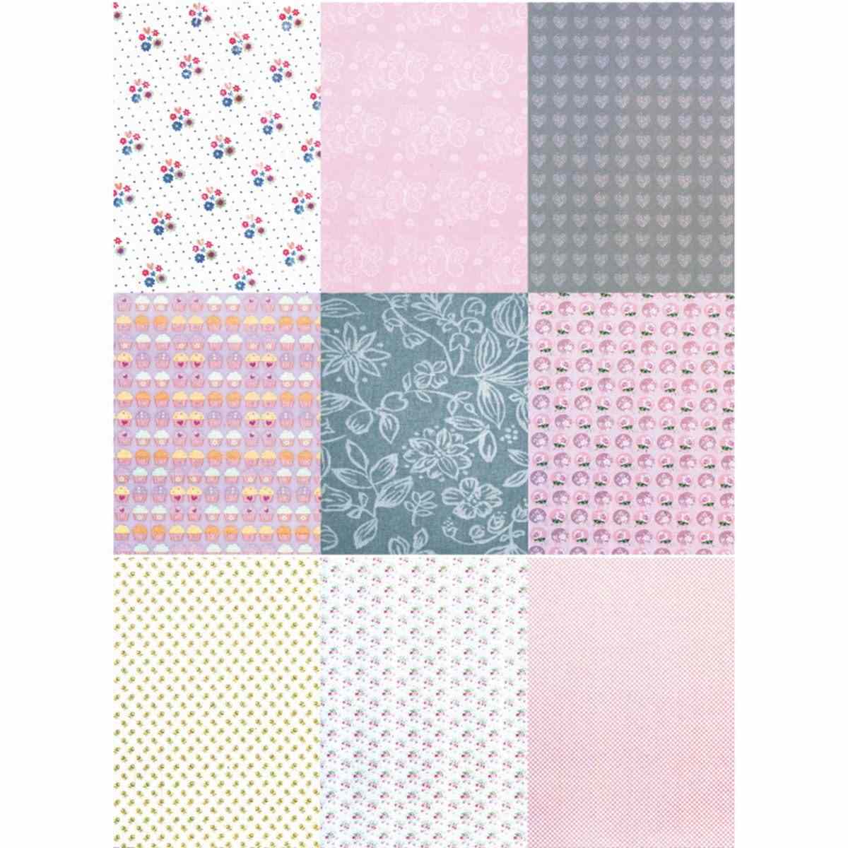 JAGS Printed Design Paper A4 25 Designs 50 Sheets 160 gsm - Confettis