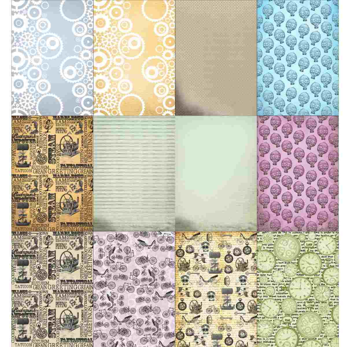 JAGS Printed Design Paper A4 10 Designs 30 Sheets 160 gsm - Chronologies