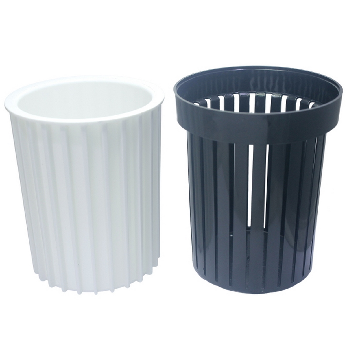 JustKraft Round Plastic Pen Stand | 4 Inch| Color May Vary