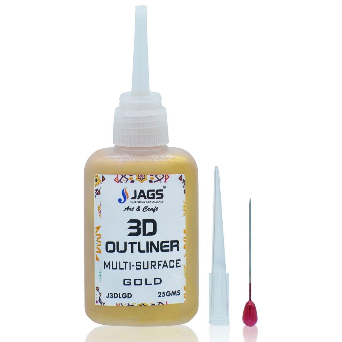 JAGS Multisurface 3D Outliner | Gold | 25 Grams