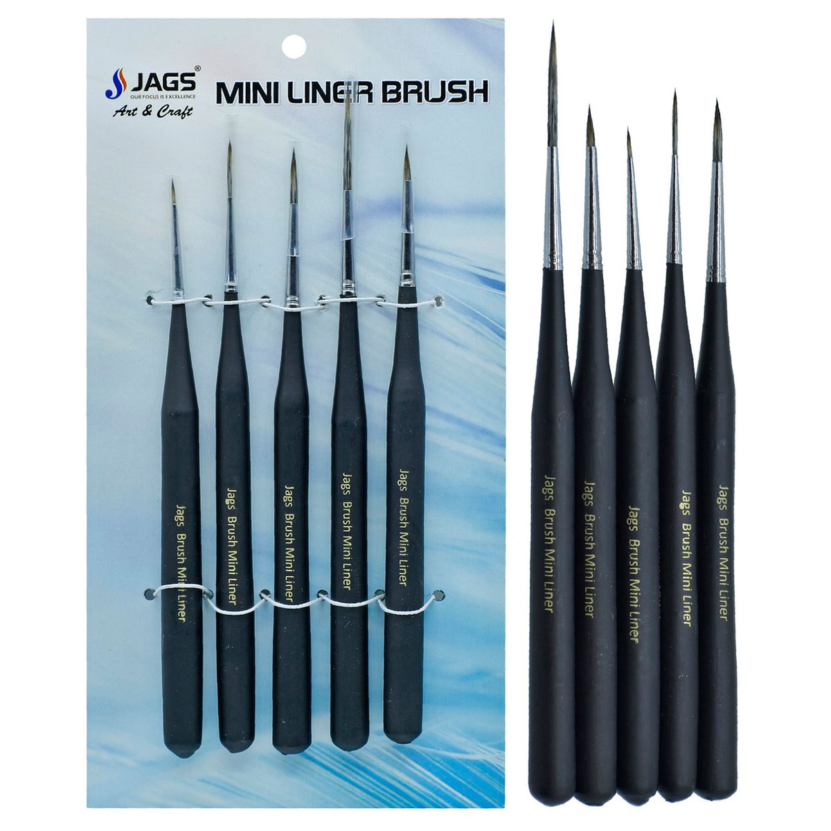 JAGS Liner Brush Set | Pack of 5