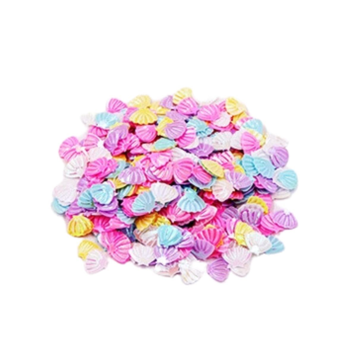Justkraft Colorful Seashells Shape Shaker Sequins 40 Grams | DIY Nails ...