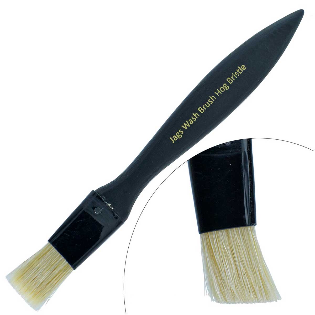 JAGS Flat Brush For Painting With Hog Bristle | mm |For Any Surface and Paint Type