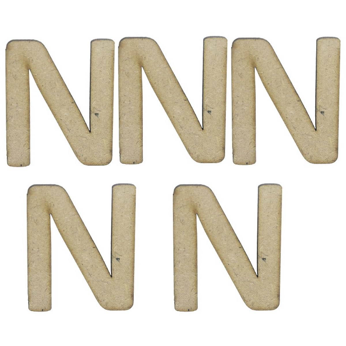 Buy MDF Upper Case Alphabet N Cut-out