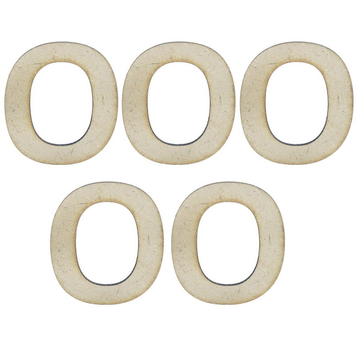 Buy MDF Upper Case Alphabet O Cut-out