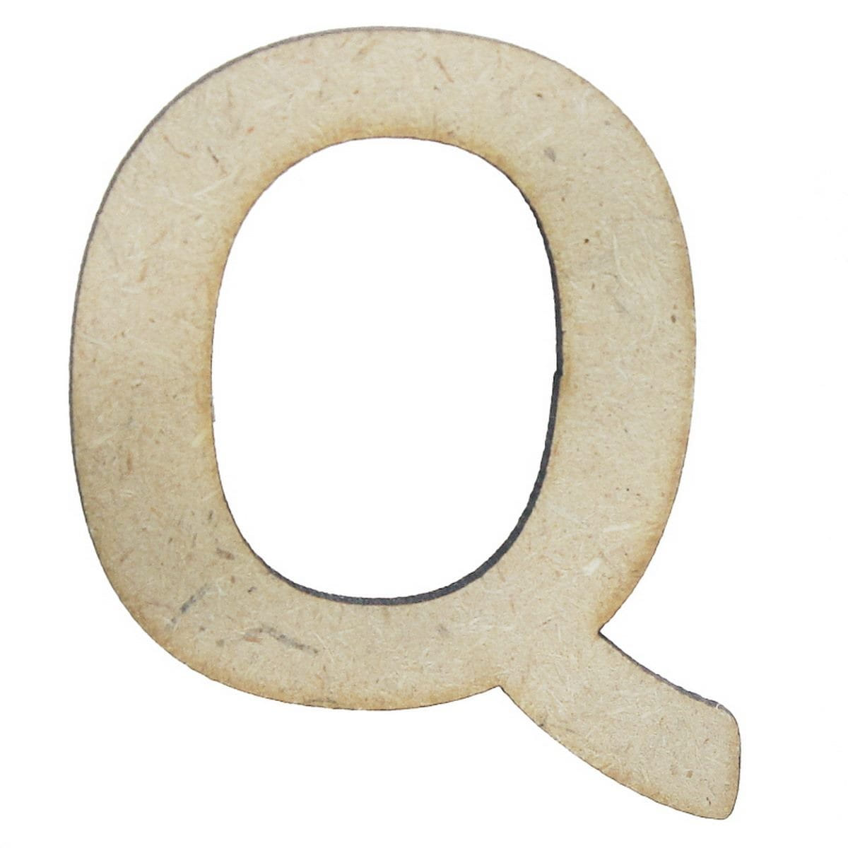 Buy MDF Upper Case Alphabet Q Cut-out