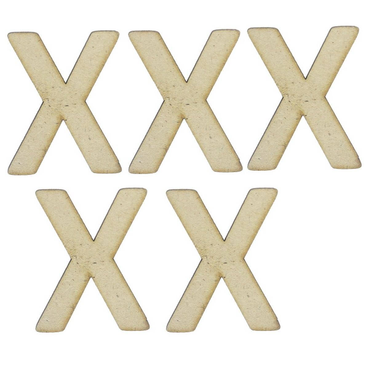 Buy MDF Upper Case Alphabet X Cut-out