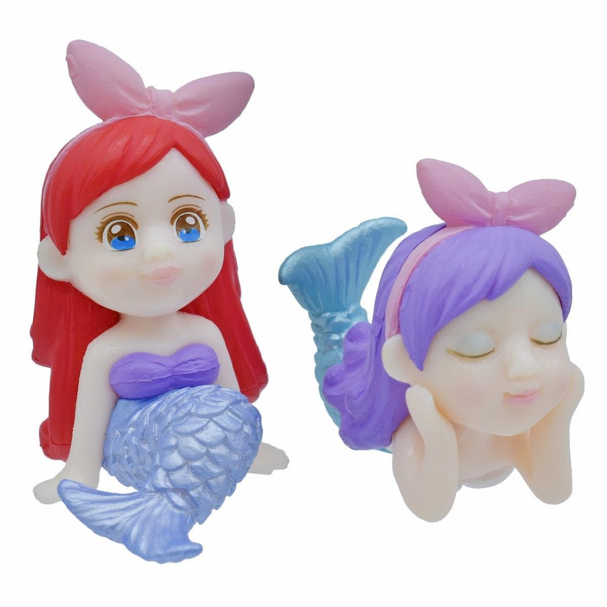 JAGS Miniature Mermaid Pack of 2 | 2x2x6 cm | Decorative Toy Aquatic ...