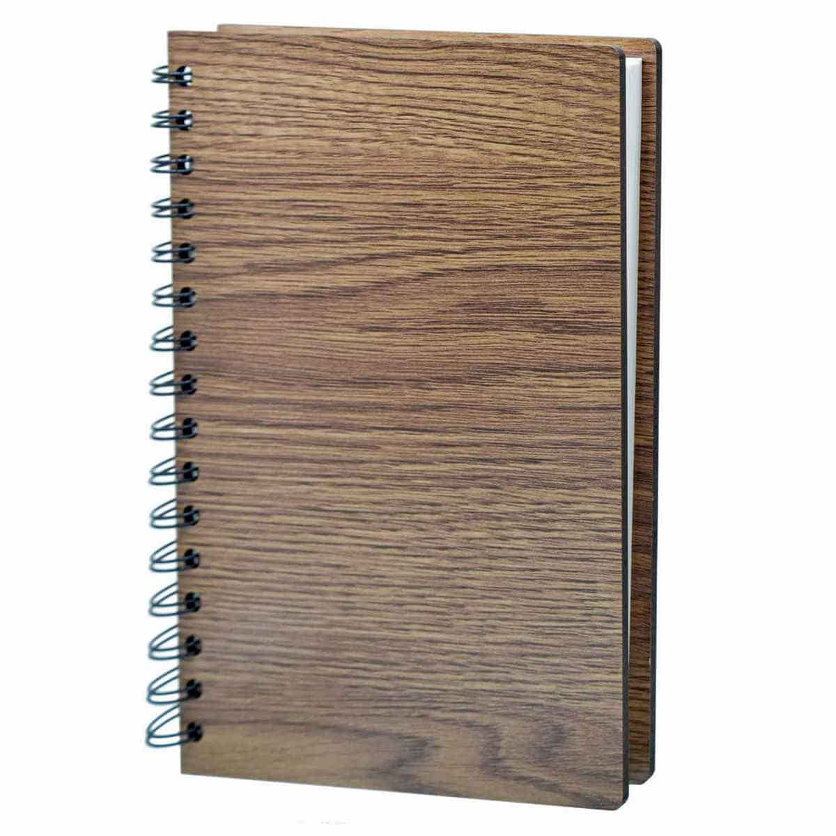 JAGS A5 Wooden Cover Notebook | 160 Pages | 70 GSM