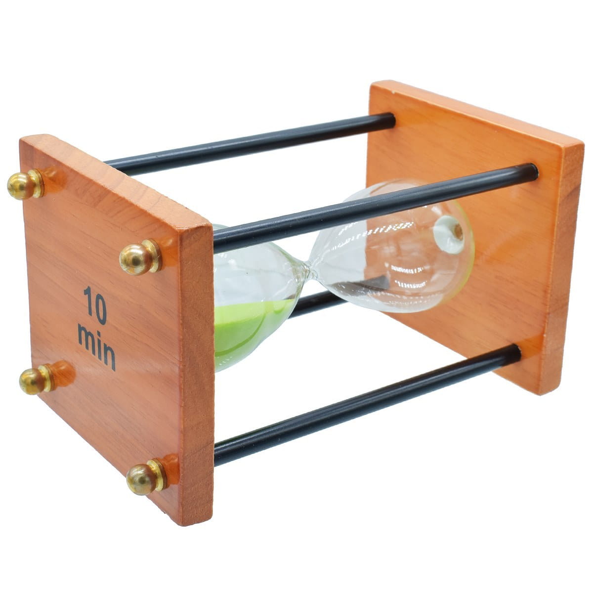 JustKraft Wooden Sand Timer - 10 Minute - Sand Color May Vary