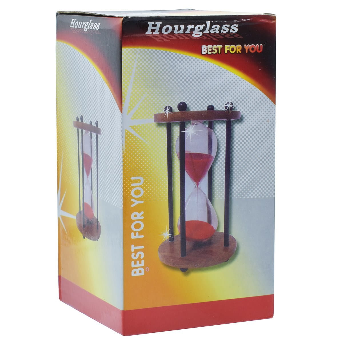 JustKraft Wooden Sand Timer - 10 Minute - Sand Color May Vary