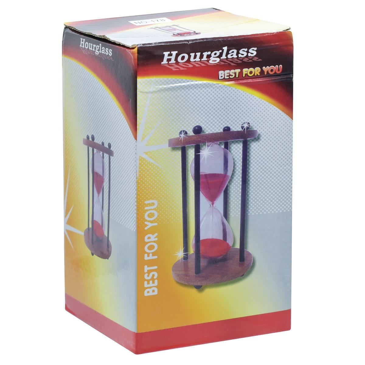 JustKraft Wooden Sand Timer - 15 Minute - Sand Color May Vary