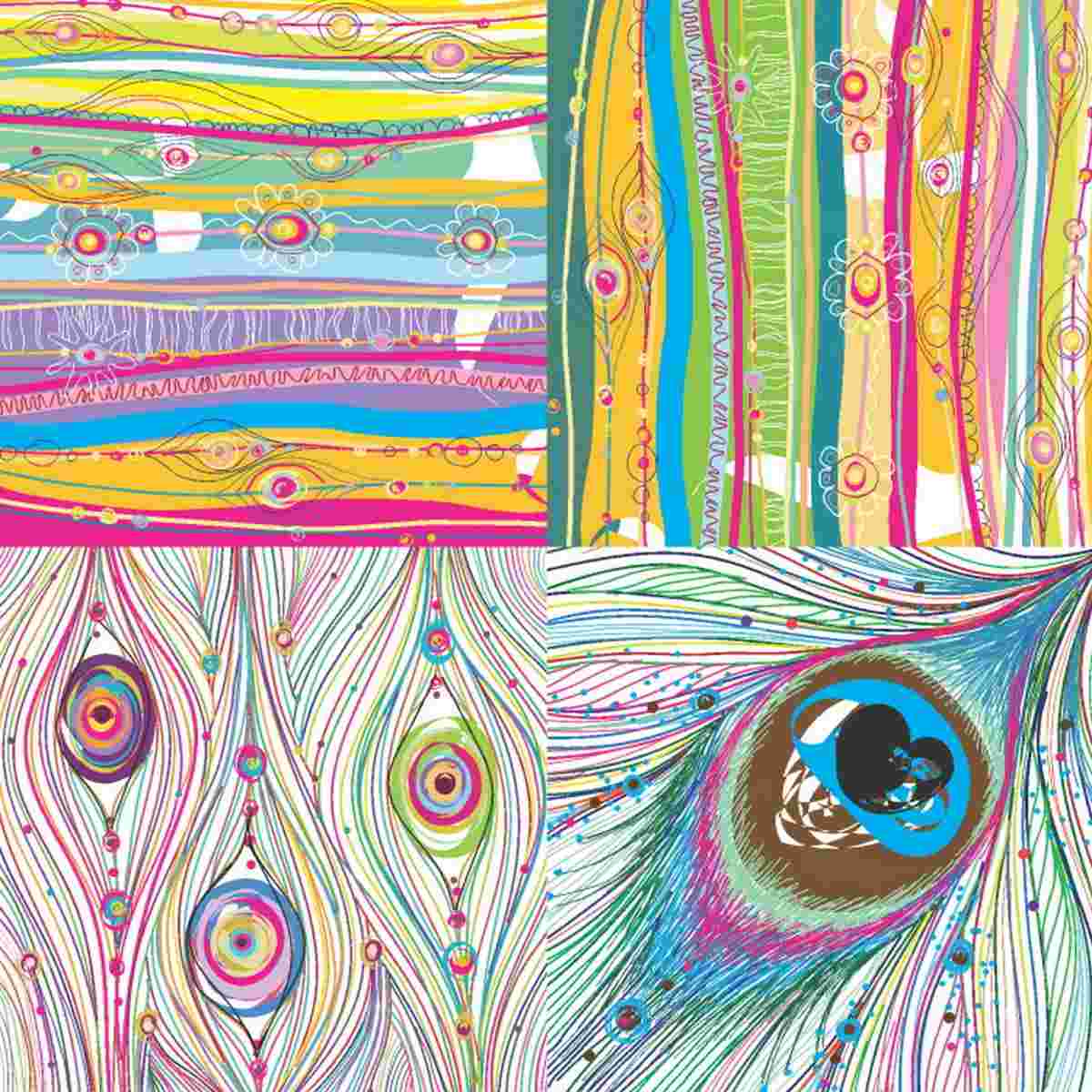 JAGS Paper Pack 8x8 Inch Printed Paper (Pack of 32) 2 Sheets Each of 16 ...