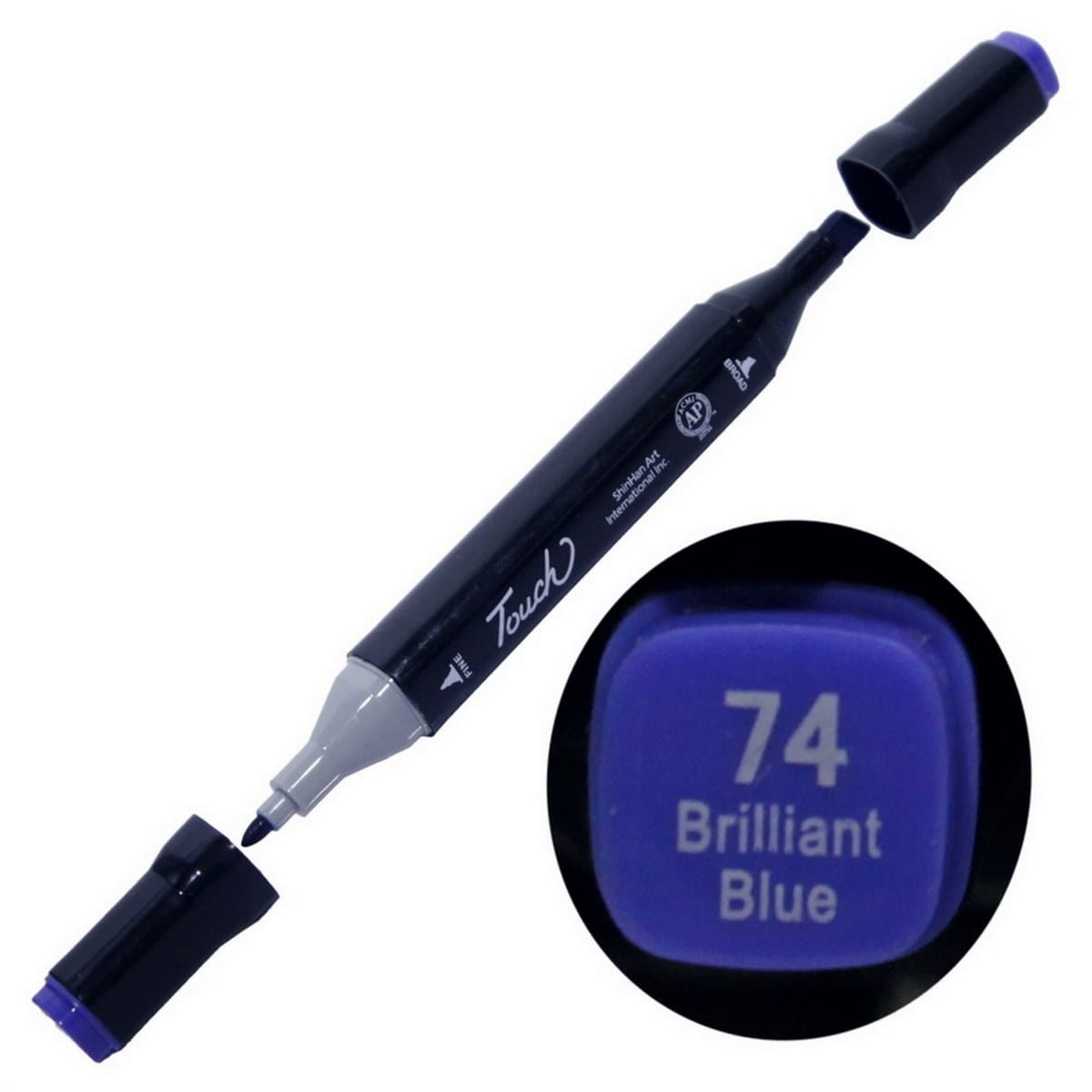 Double-Tip Permanent Touch Marker 2in1 Pen For Professionals ...