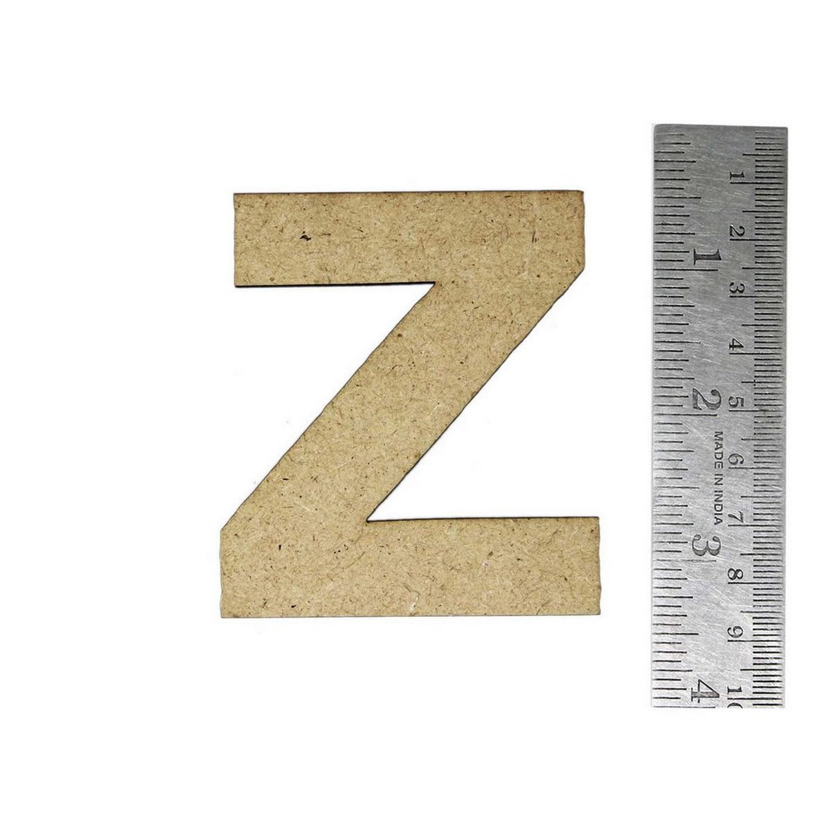 Buy MDF Lower Case Alphabet Z Cut-out For DIY Projects | LABC-Z