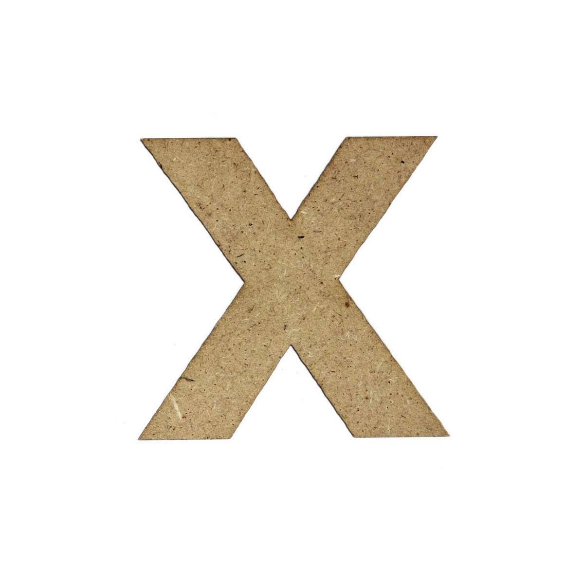 Buy MDF Lower Case Alphabet X Cut-out For DIY Projects