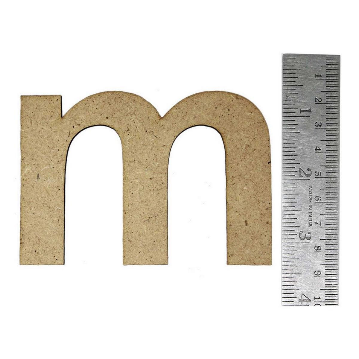 Buy MDF Lower Case Alphabet M Cut-out For DIY Projects