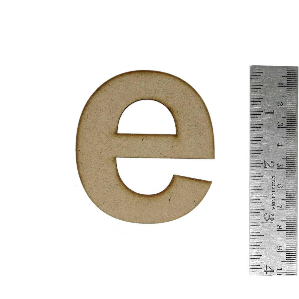 Buy MDF Lower Case Alphabet E Cut-out For DIY Projects