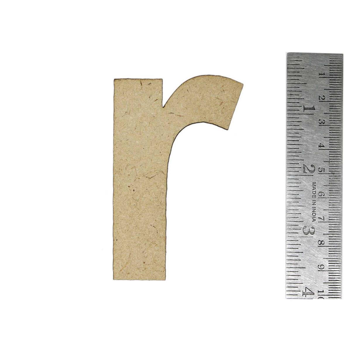 Buy MDF Lower Case Alphabet R Cut-out For DIY Projects