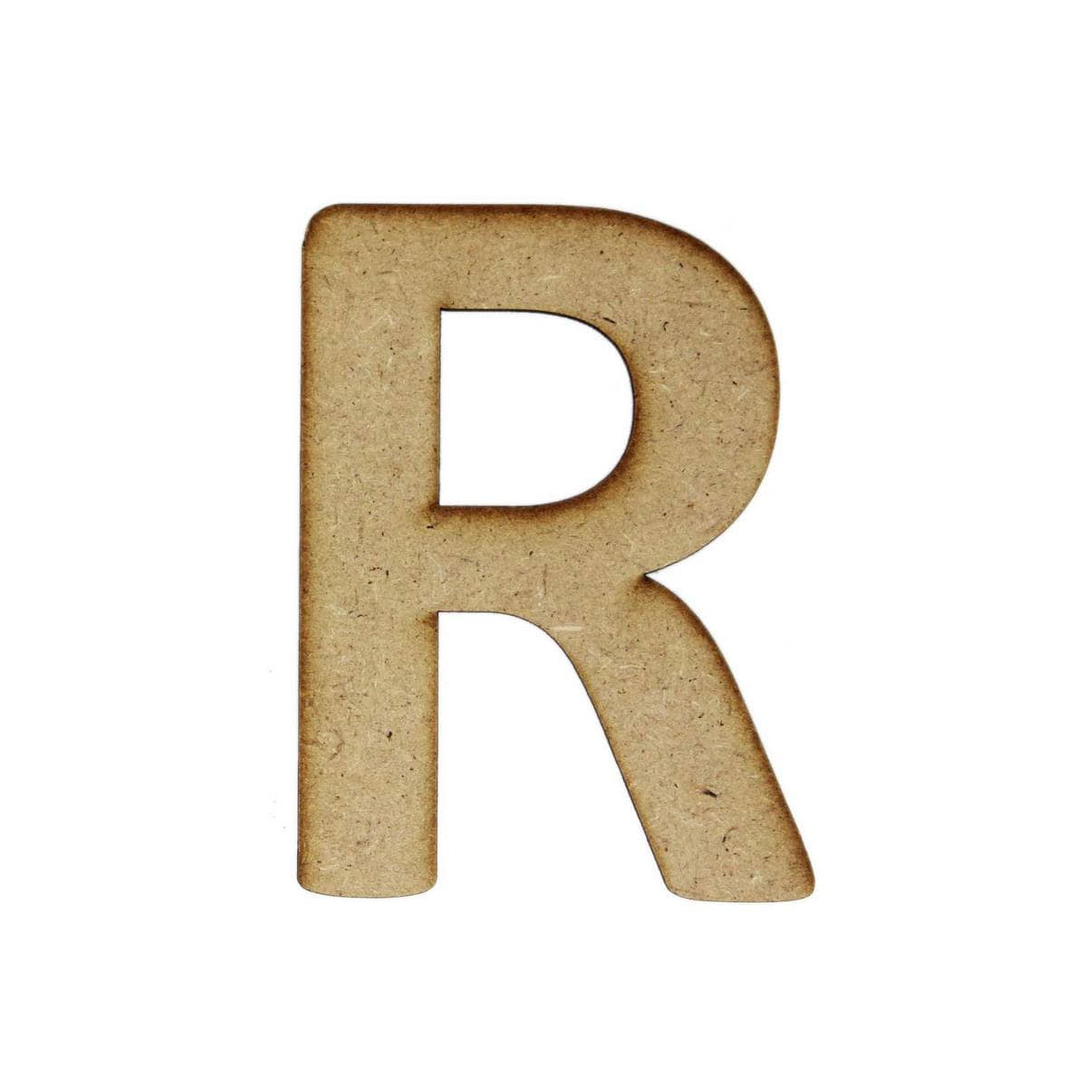 Buy MDF Upper Case Alphabet R Cut-out For DIY Projects