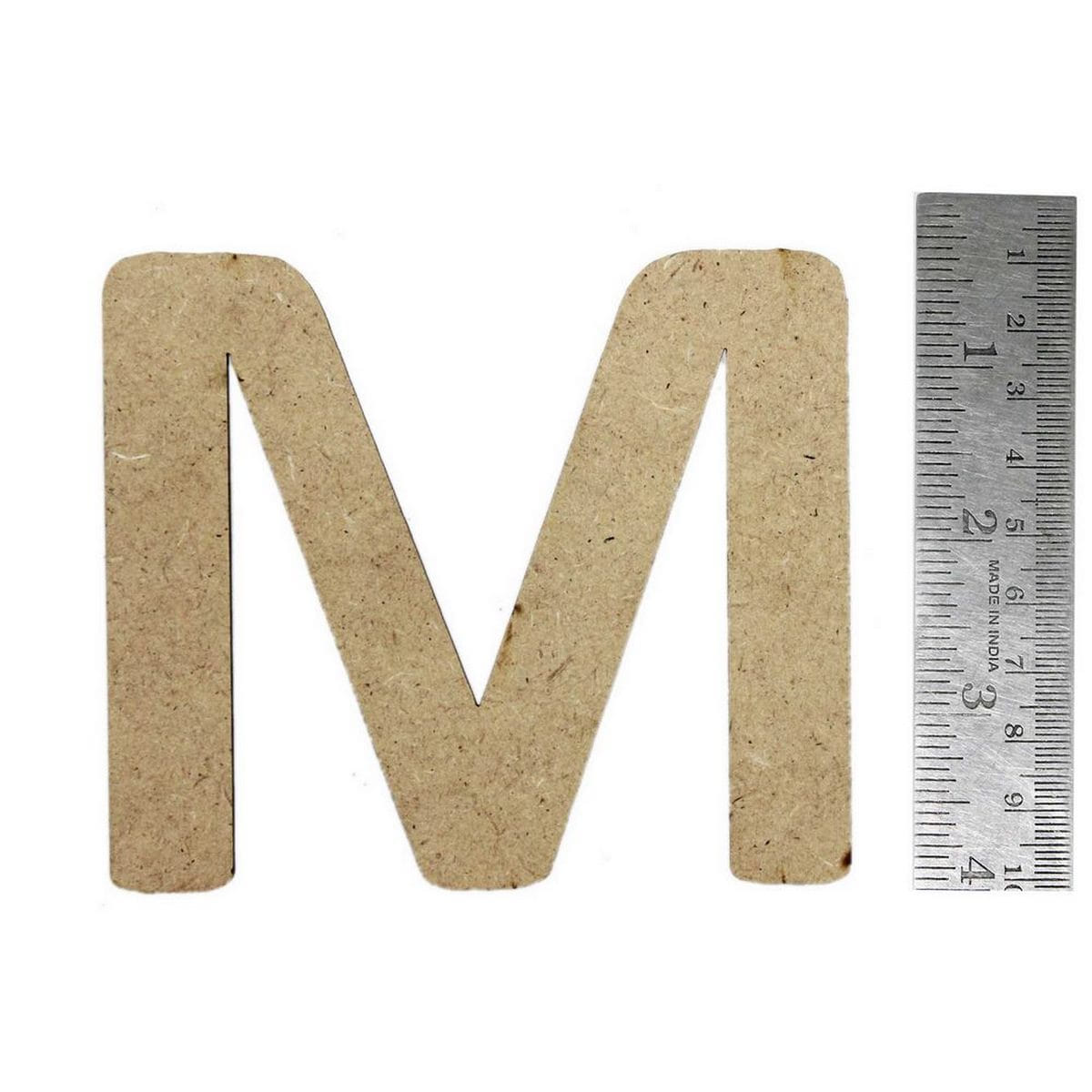 Buy MDF Upper Case Alphabet M Cut-out For DIY Projects