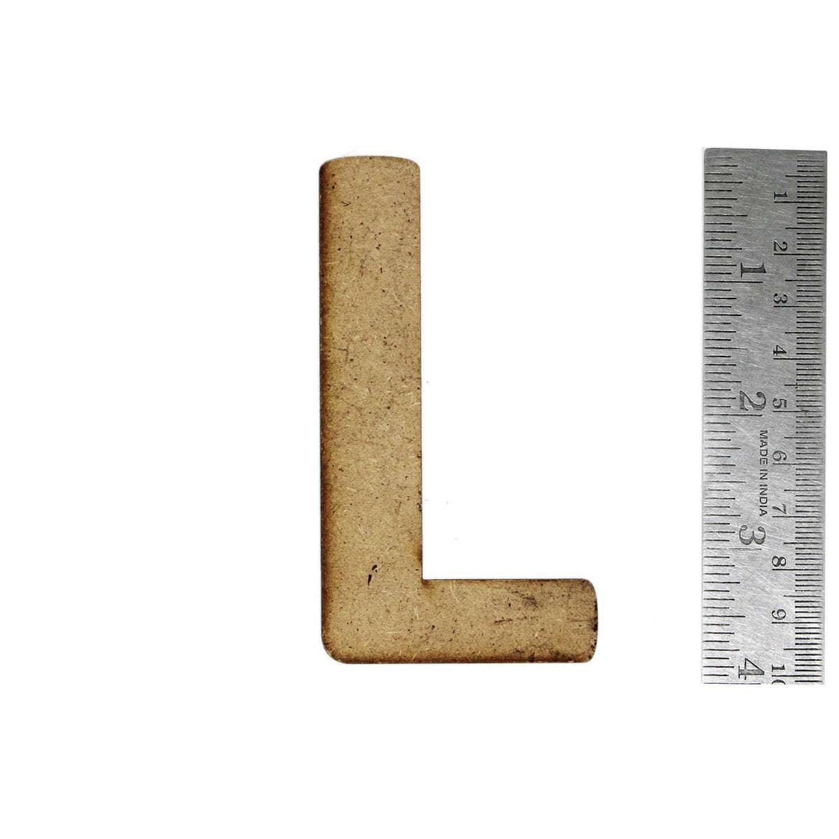 Buy MDF Upper Case Alphabet L Cut-out For DIY Projects