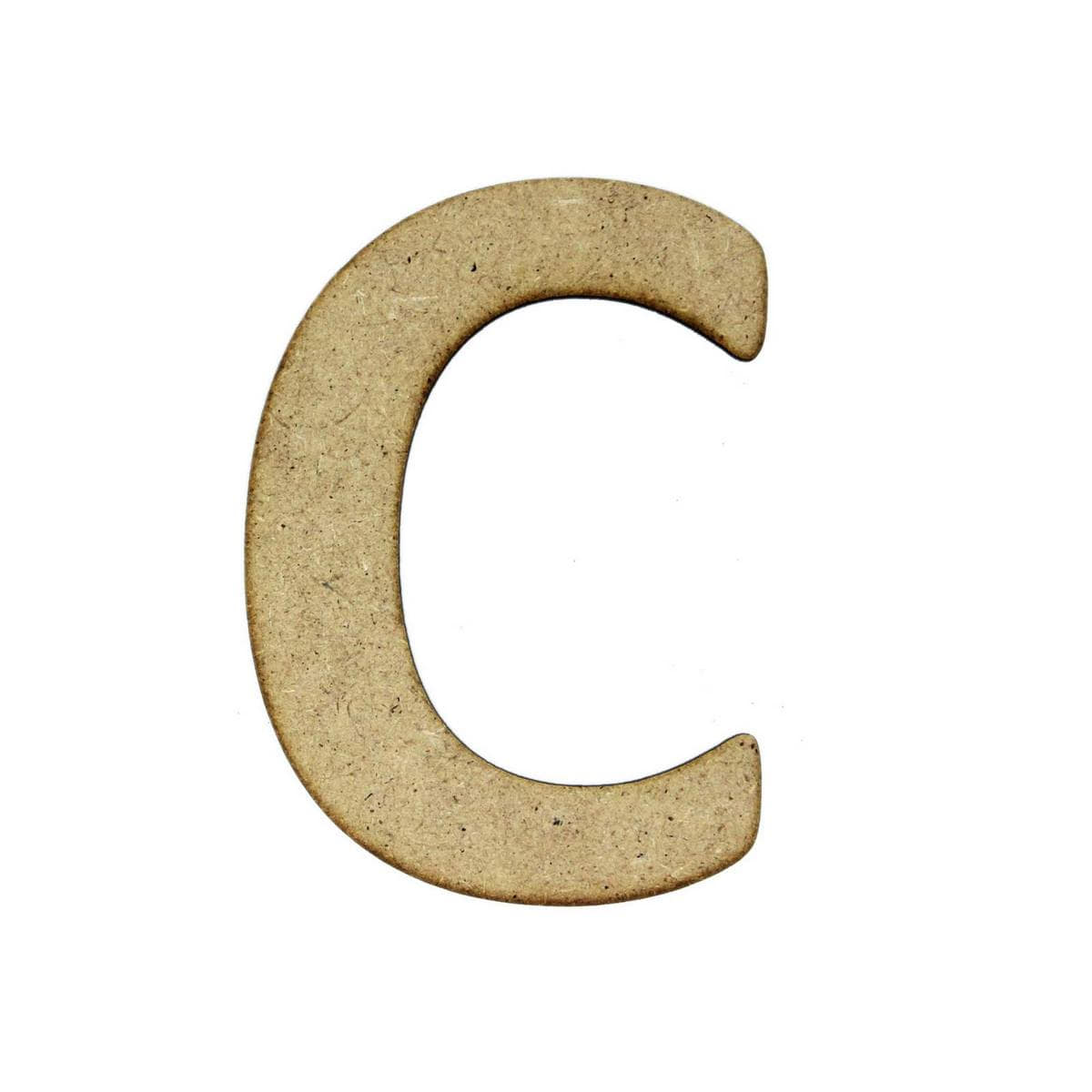 Buy MDF Upper Case Alphabet C Cut-out For DIY Projects
